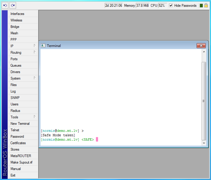 Console - RouterOS - MikroTik Documentation